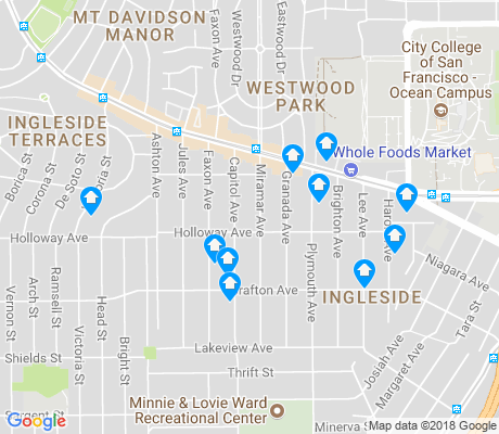 Ingleside San Francisco Apartments for Rent and Rentals - Walk Score