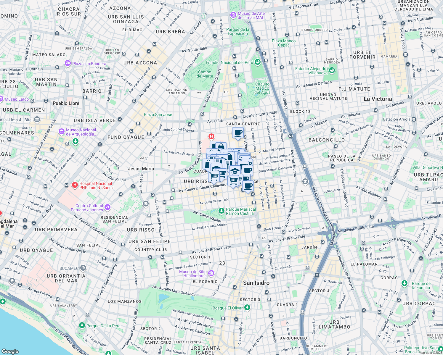 381 Jirón León Velarde, Lince Provincia de Lima - Walk Score