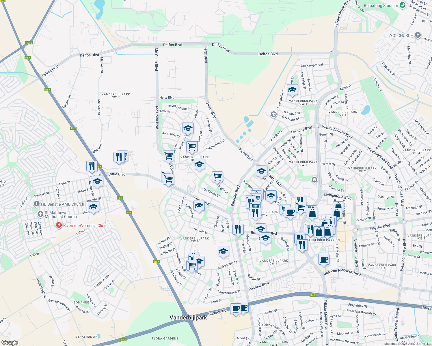 34 Hallwach Street, Vanderbijlpark GP - Walk Score