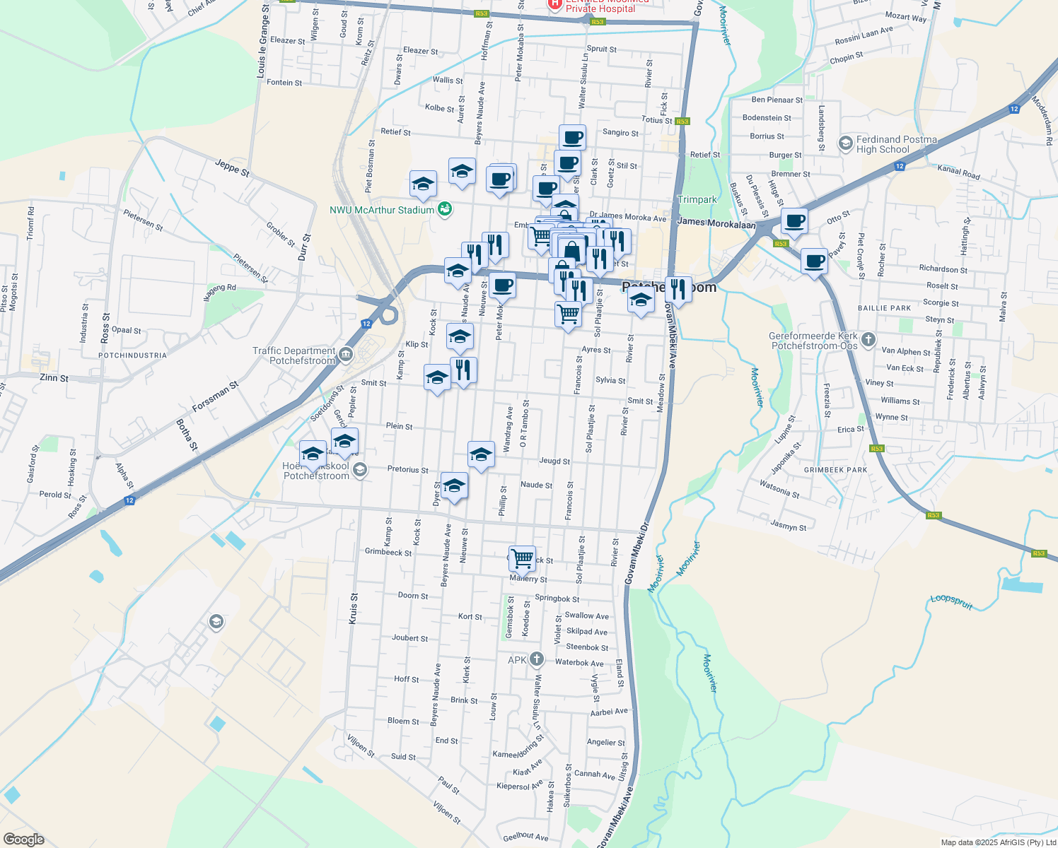 88 O R Tambo Street, Potchefstroom NW - Walk Score