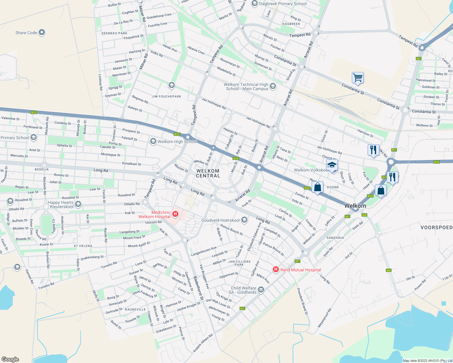 33 Mooi Street, Welkom FS - Walk Score