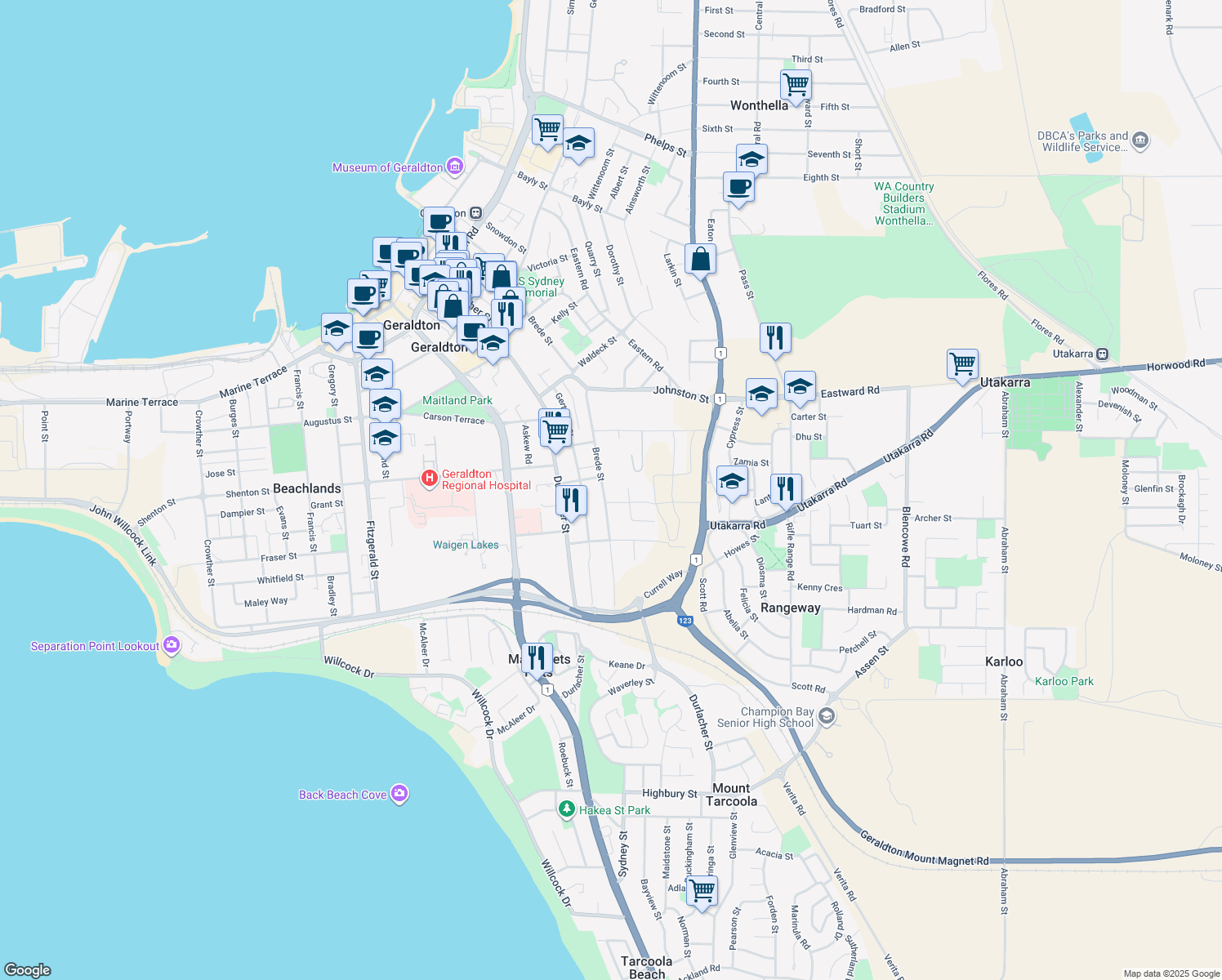 133 Brede Street, Geraldton WA - Walk Score