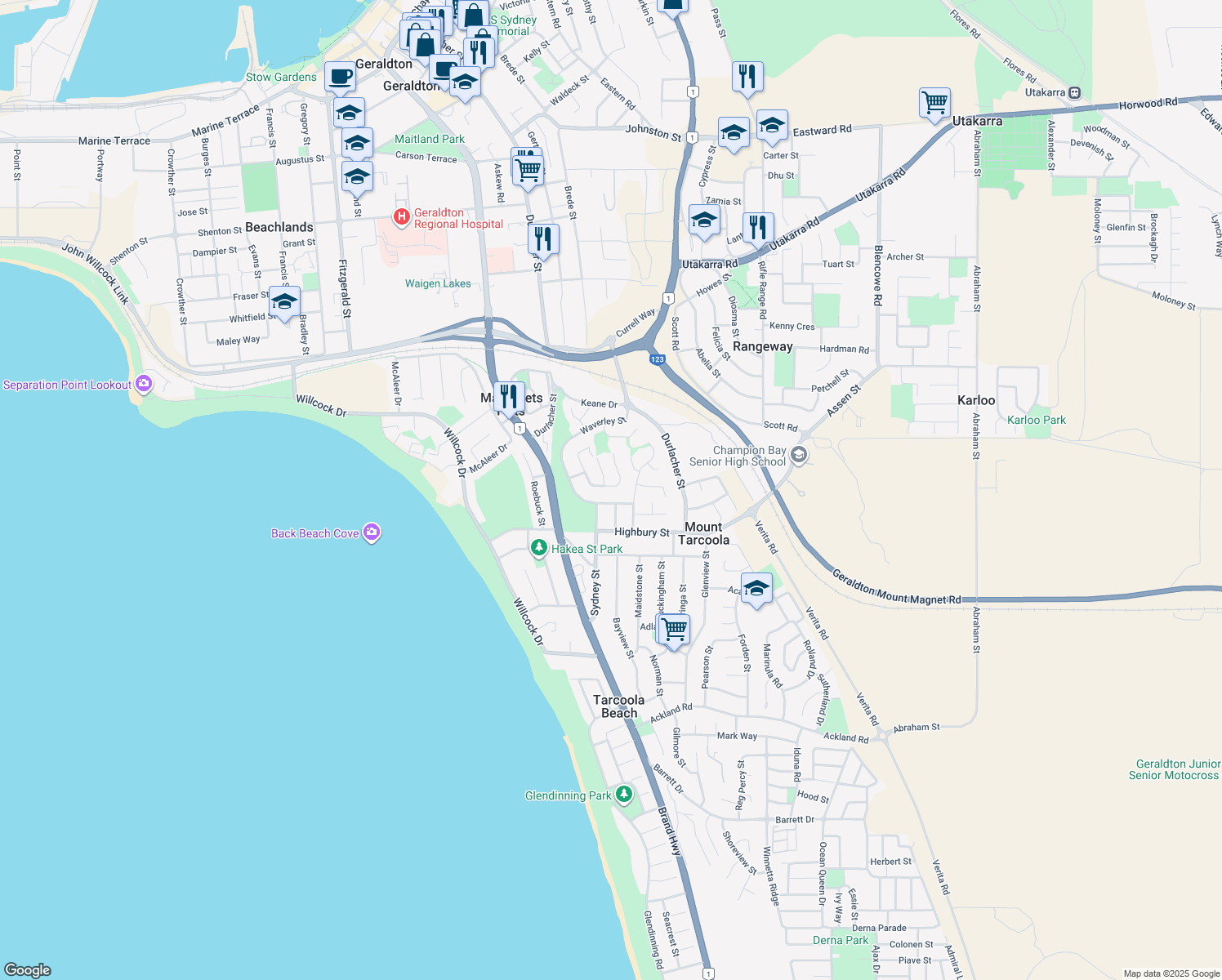 42 Cooper Circuit, Geraldton WA - Walk Score