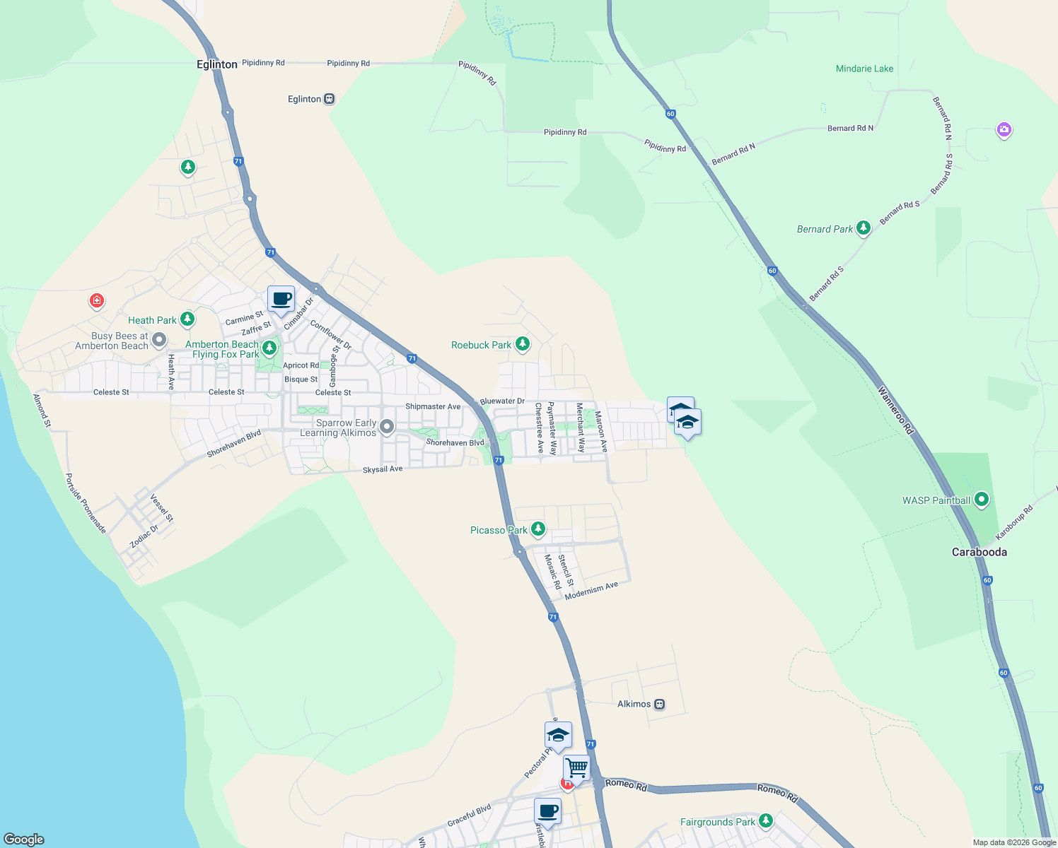 LOT 358 Leeway Loop, Alkimos WA - Walk Score