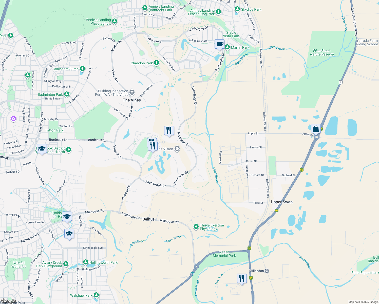 15 The Fairways, Ellenbrook WA - Walk Score