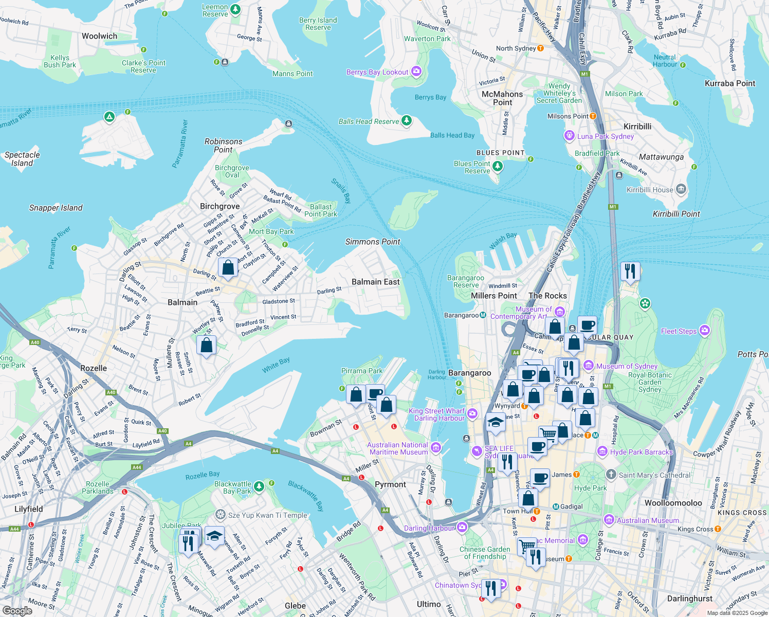 22 William Street, Balmain East NSW - Walk Score