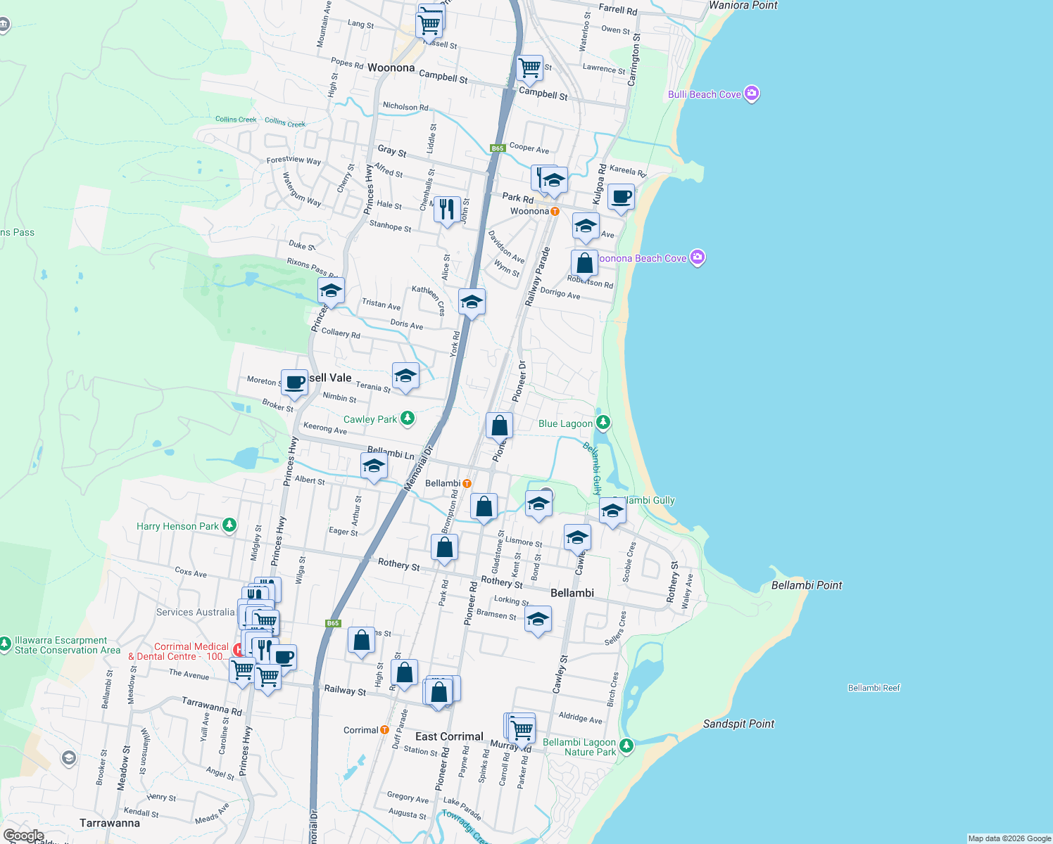 3 Charlotte Harrison Drive, Wollongong NSW - Walk Score