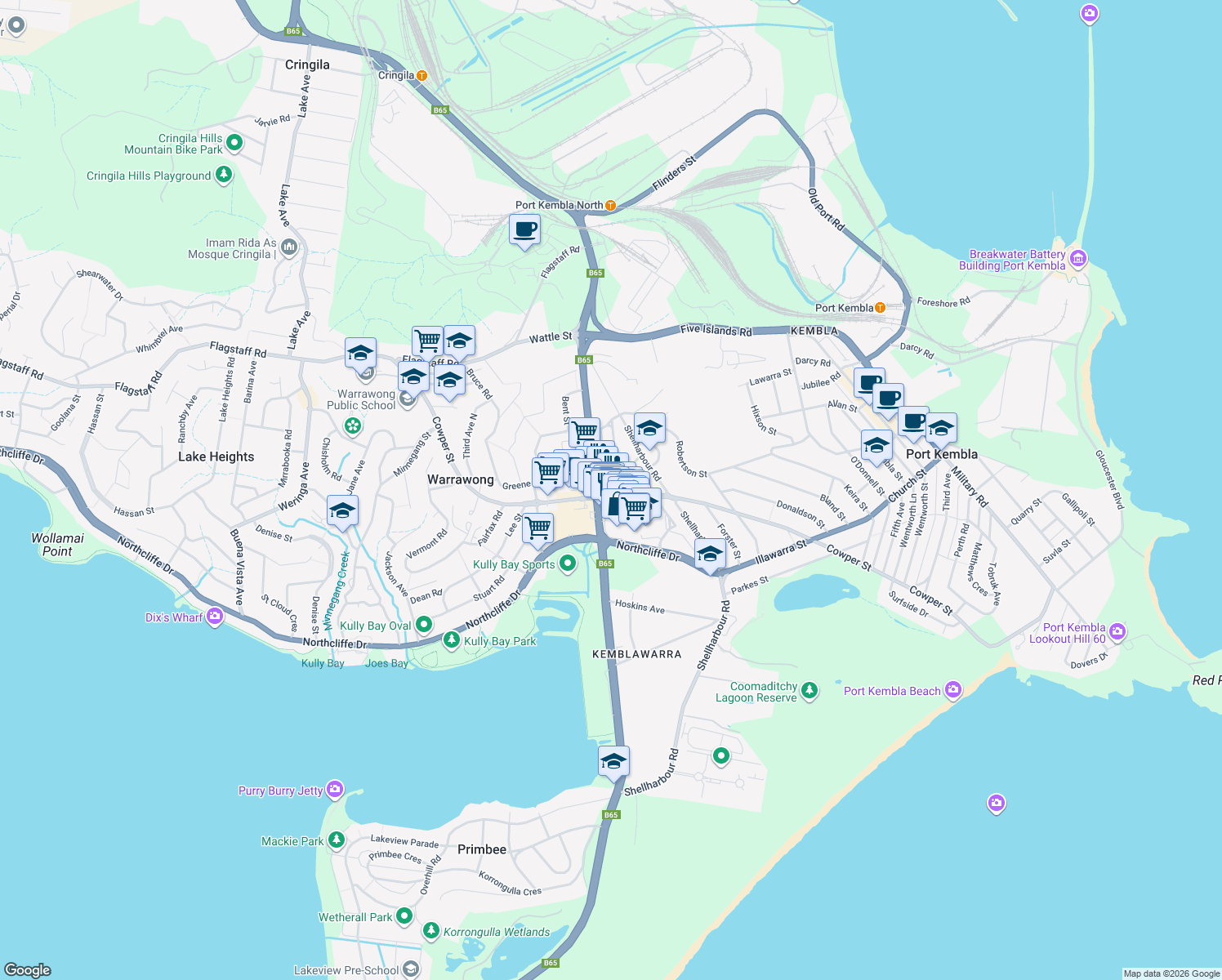 190-198 Cowper Street, Wollongong NSW - Walk Score