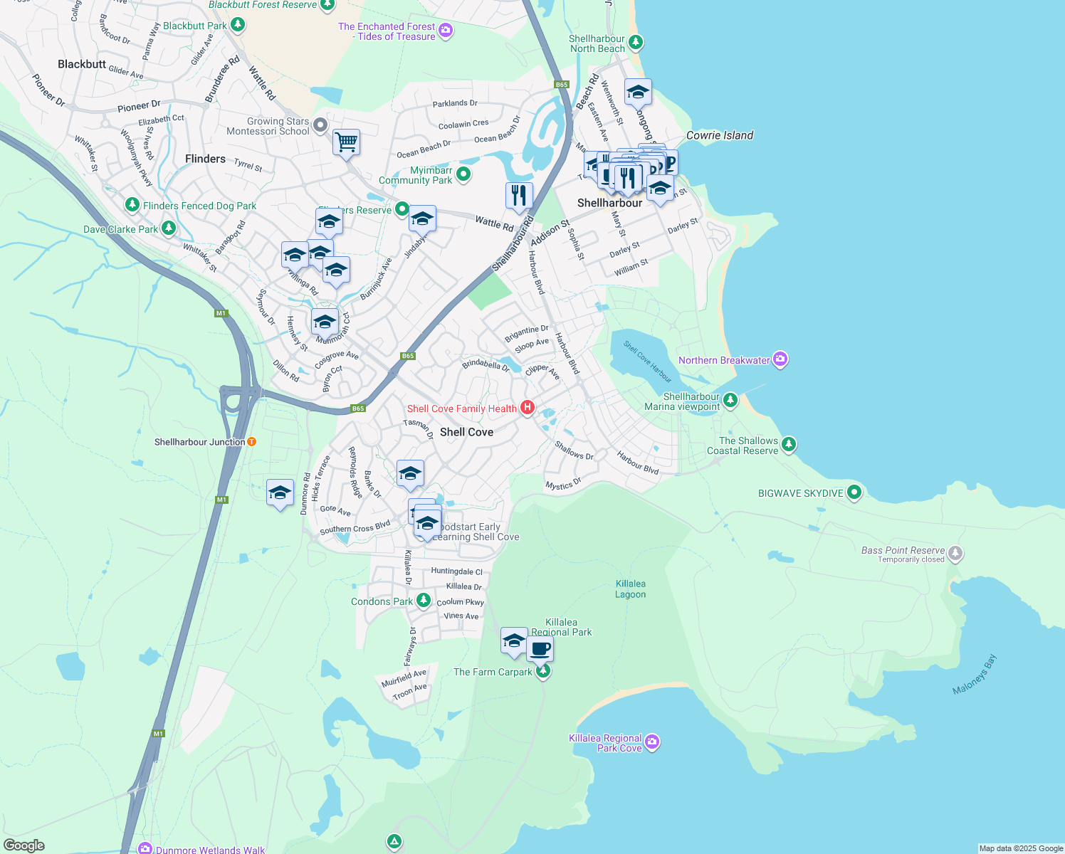 Shellharbour Nsw South Coast Maps Street Directories