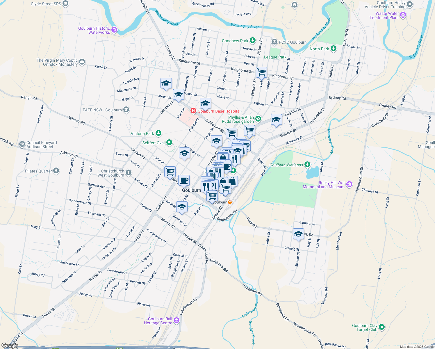 172 Auburn Street, Goulburn NSW - Walk Score