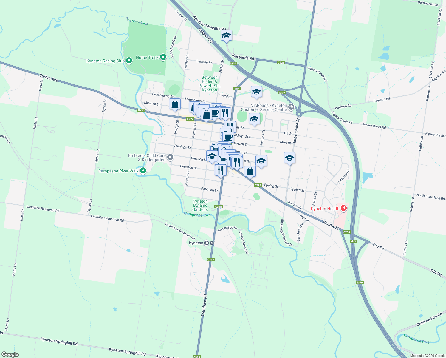 Mollison St, Kyneton VIC - Walk Score