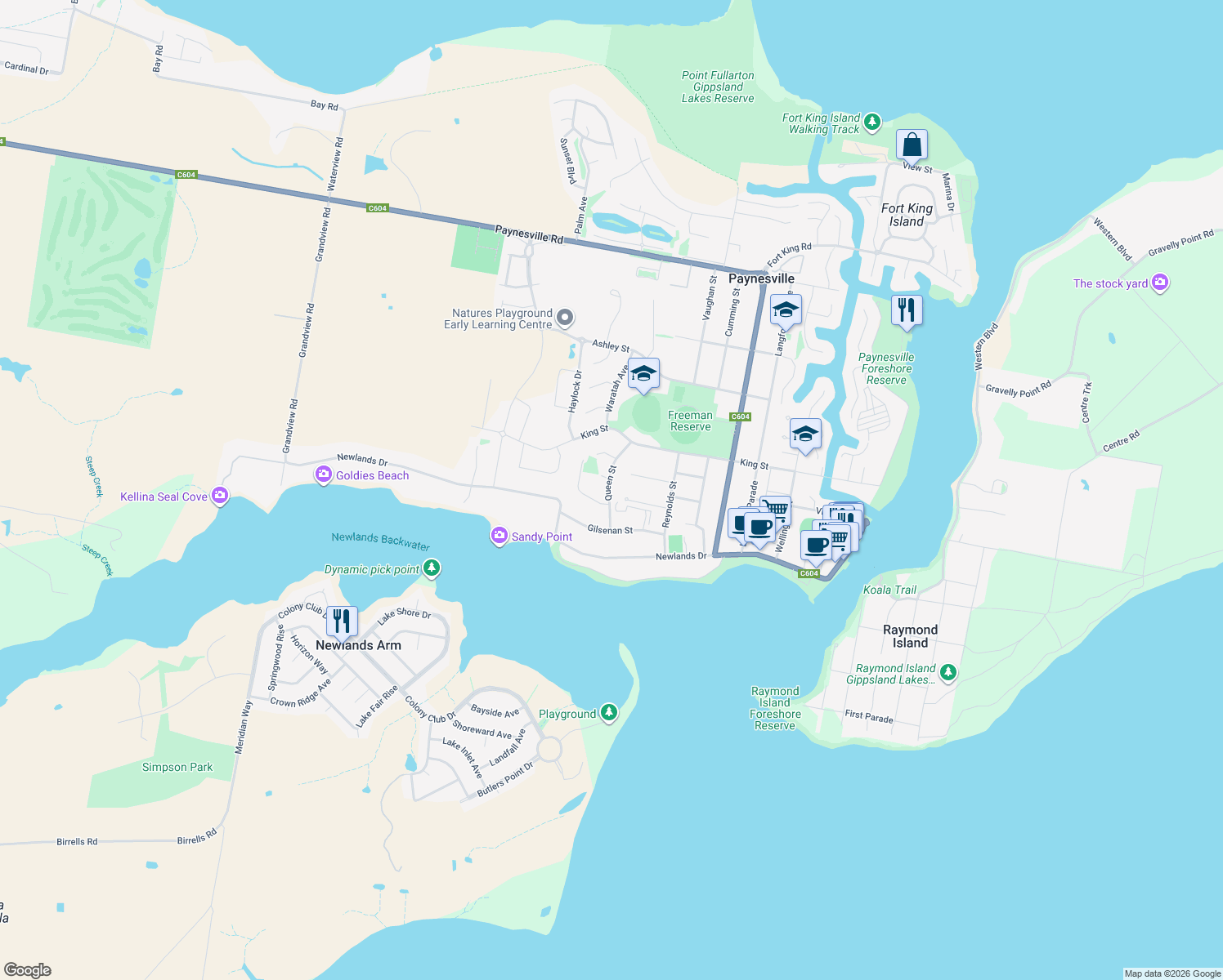 10 Queen Street, Paynesville VIC - Walk Score