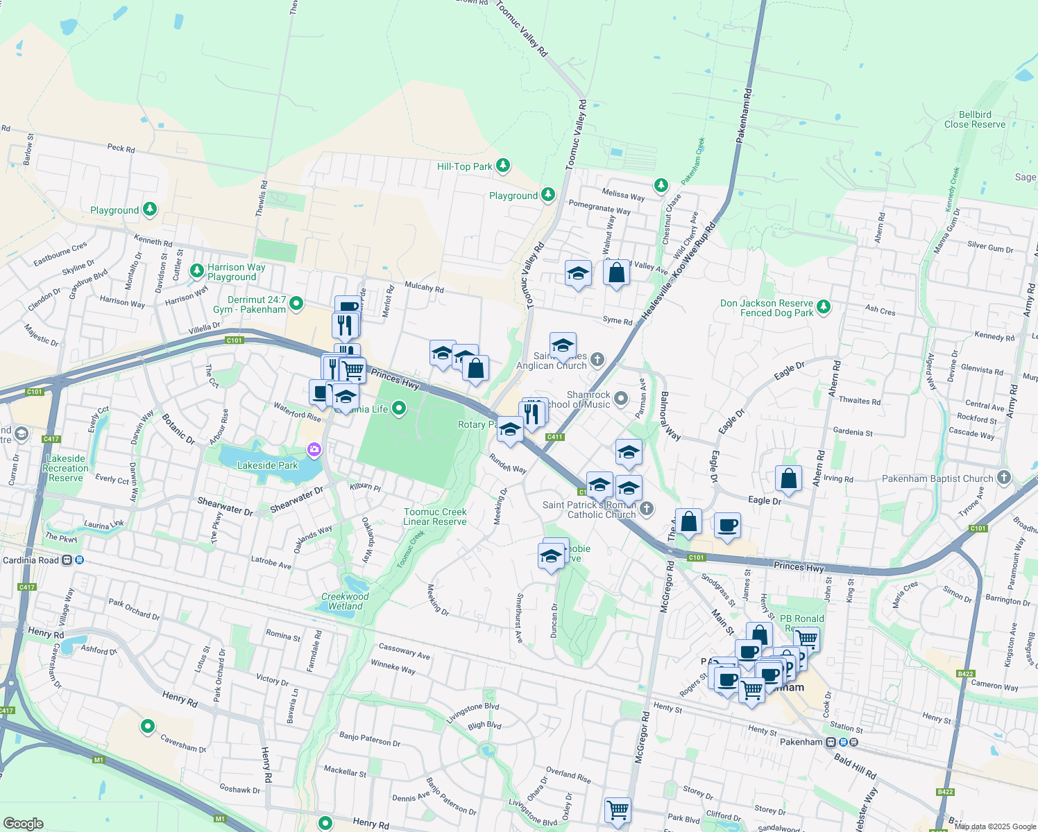 8 Mill Street, Pakenham VIC - Walk Score