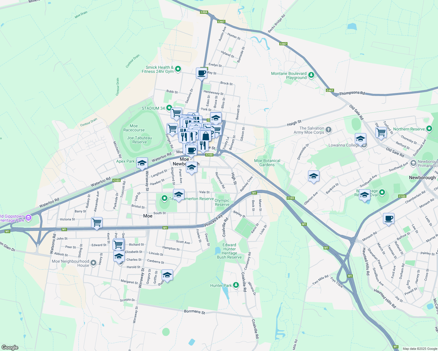 3 Reservoir Road, Moe - Newborough VIC - Walk Score