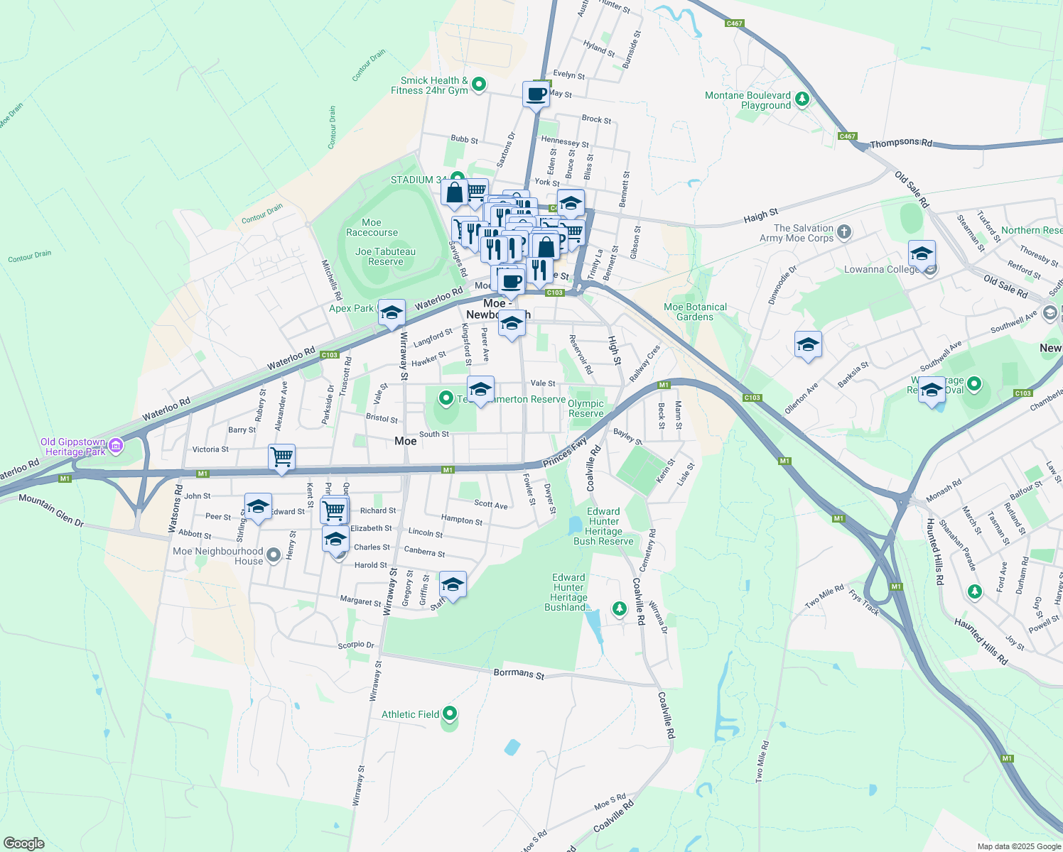 67 Fowler Street, Moe - Newborough VIC - Walk Score