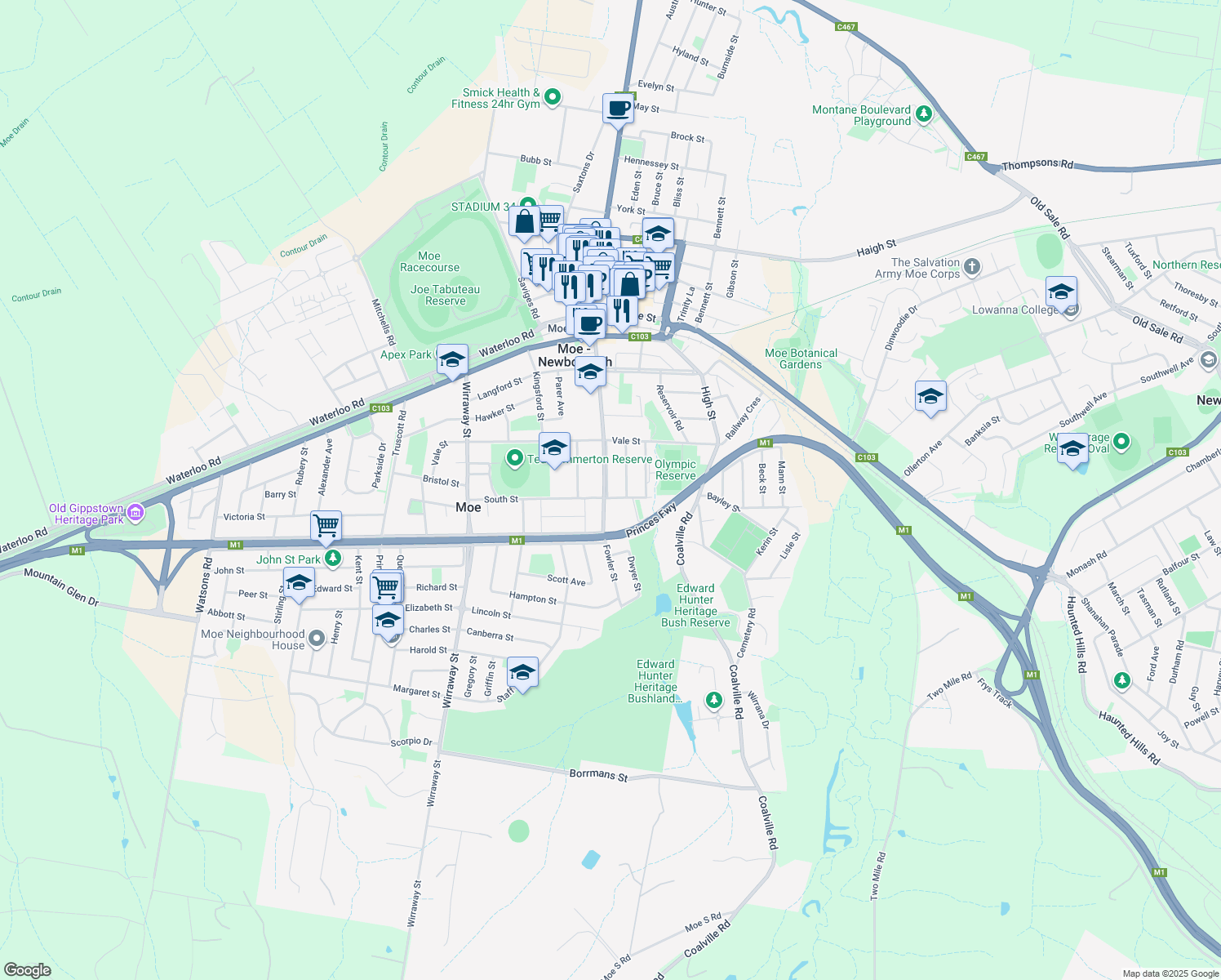 67 Fowler Street, Moe - Newborough VIC - Walk Score