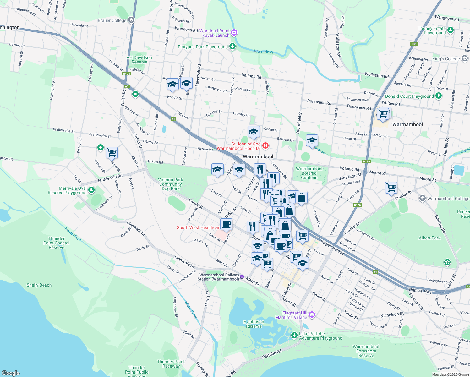46 Kerr Street, Warrnambool VIC - Walk Score