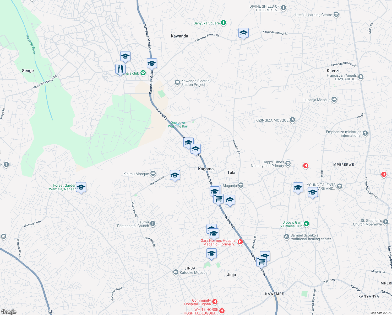 Bombo Road, Kampala Central Region - Walk Score