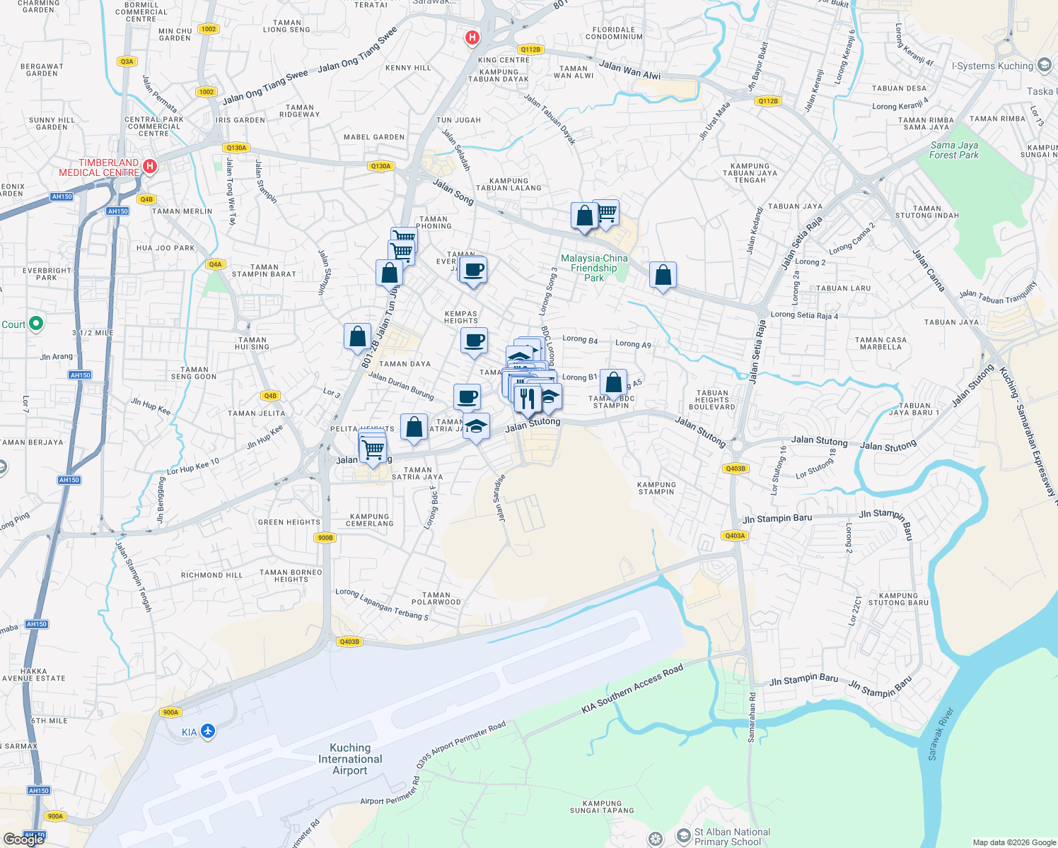 Jalan Stutong, Kuching Sarawak - Walk Score