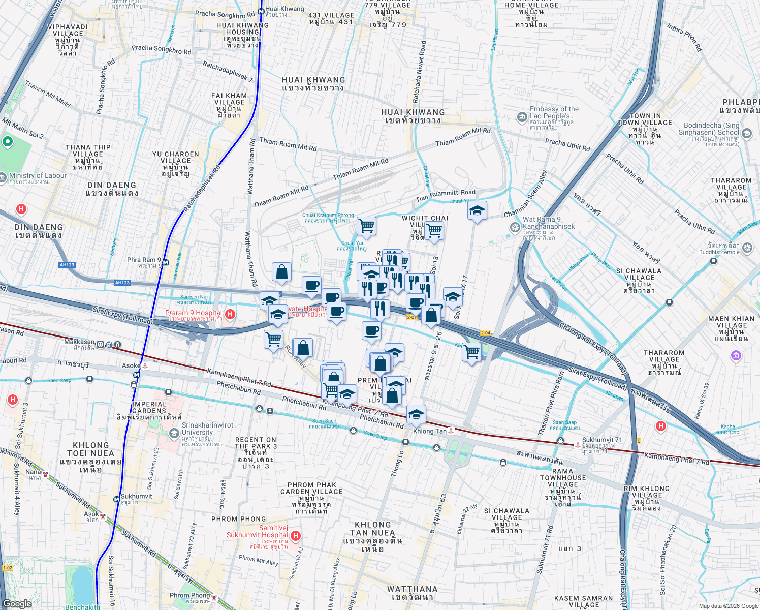 Rama IX Road, Bangkok Bangkok - Walk Score