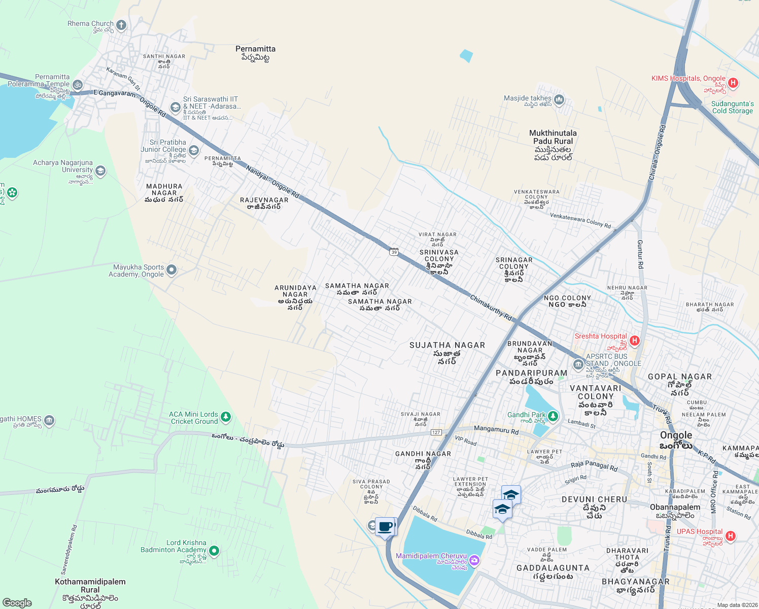 Ongole AP - Walk Score
