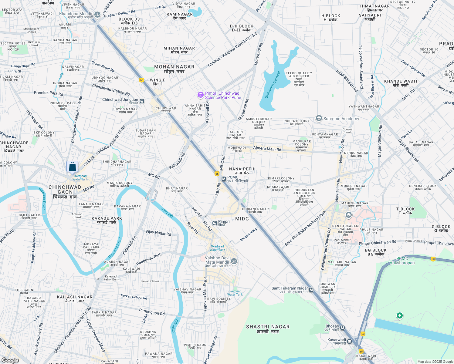 Pimpri-Chinchwad MH - Walk Score