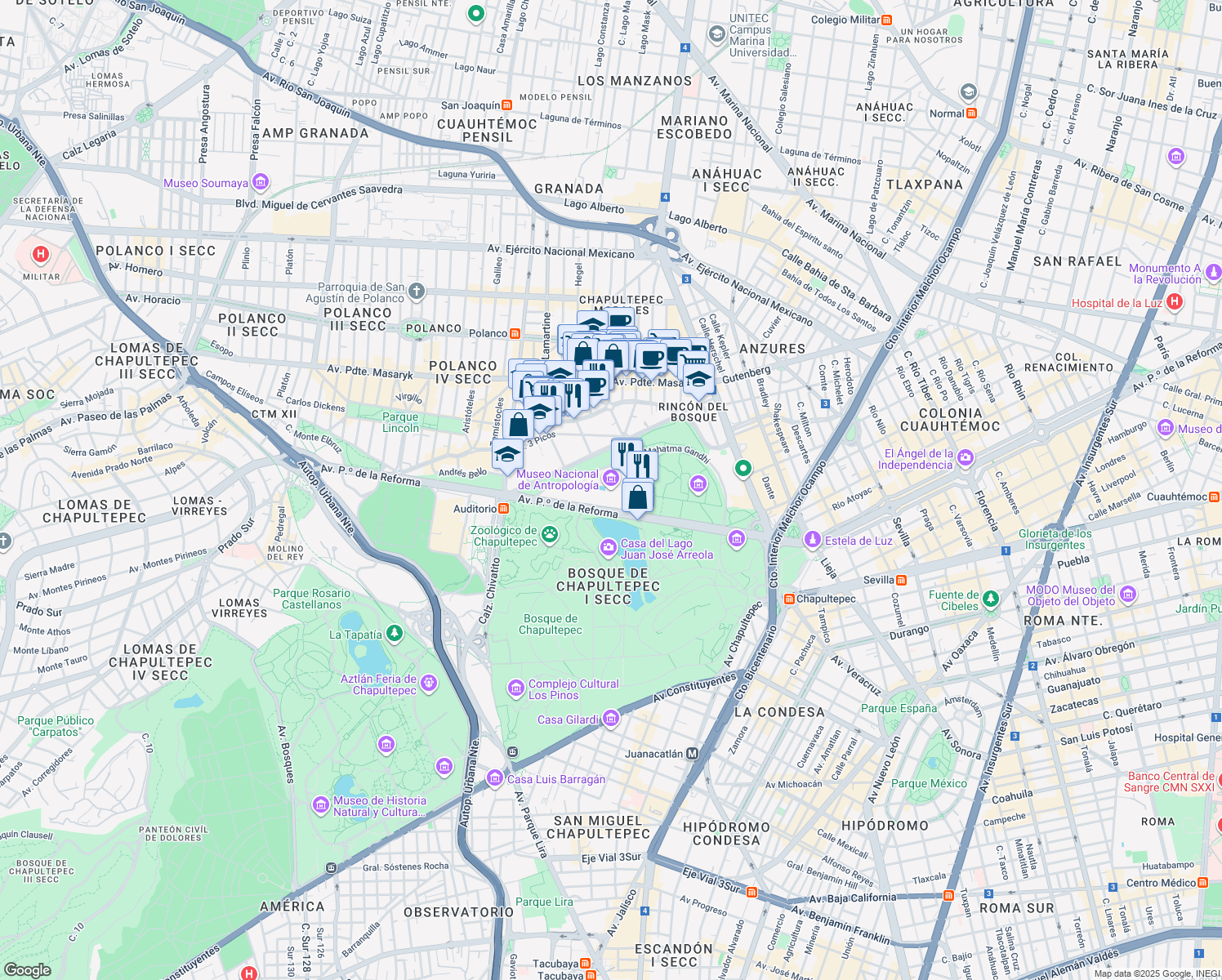 s/n Avenida Paseo de la Reforma, Ciudad de México CDMX - Walk Score