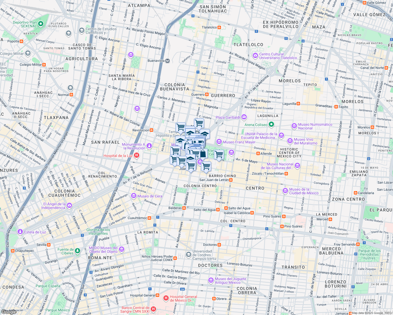 76 Avenida Juarez, Ciudad de México CDMX - Walk Score