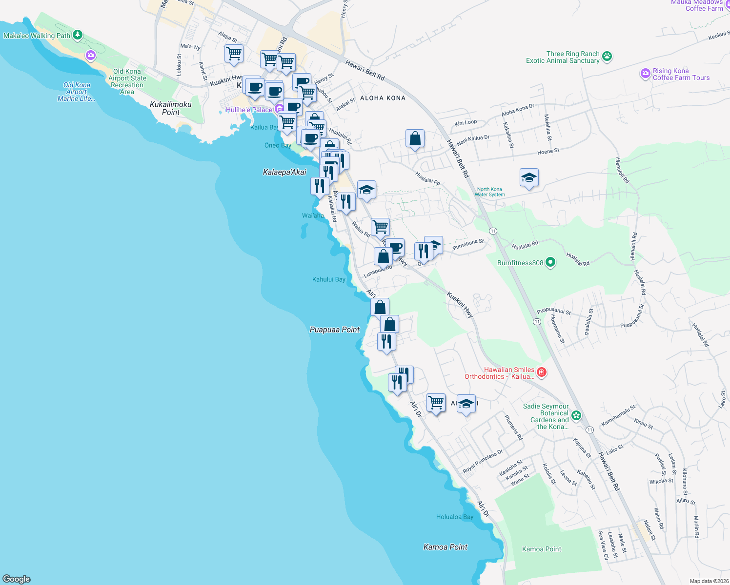 75-5956 Alii Drive, Kailua-Kona HI - Walk Score