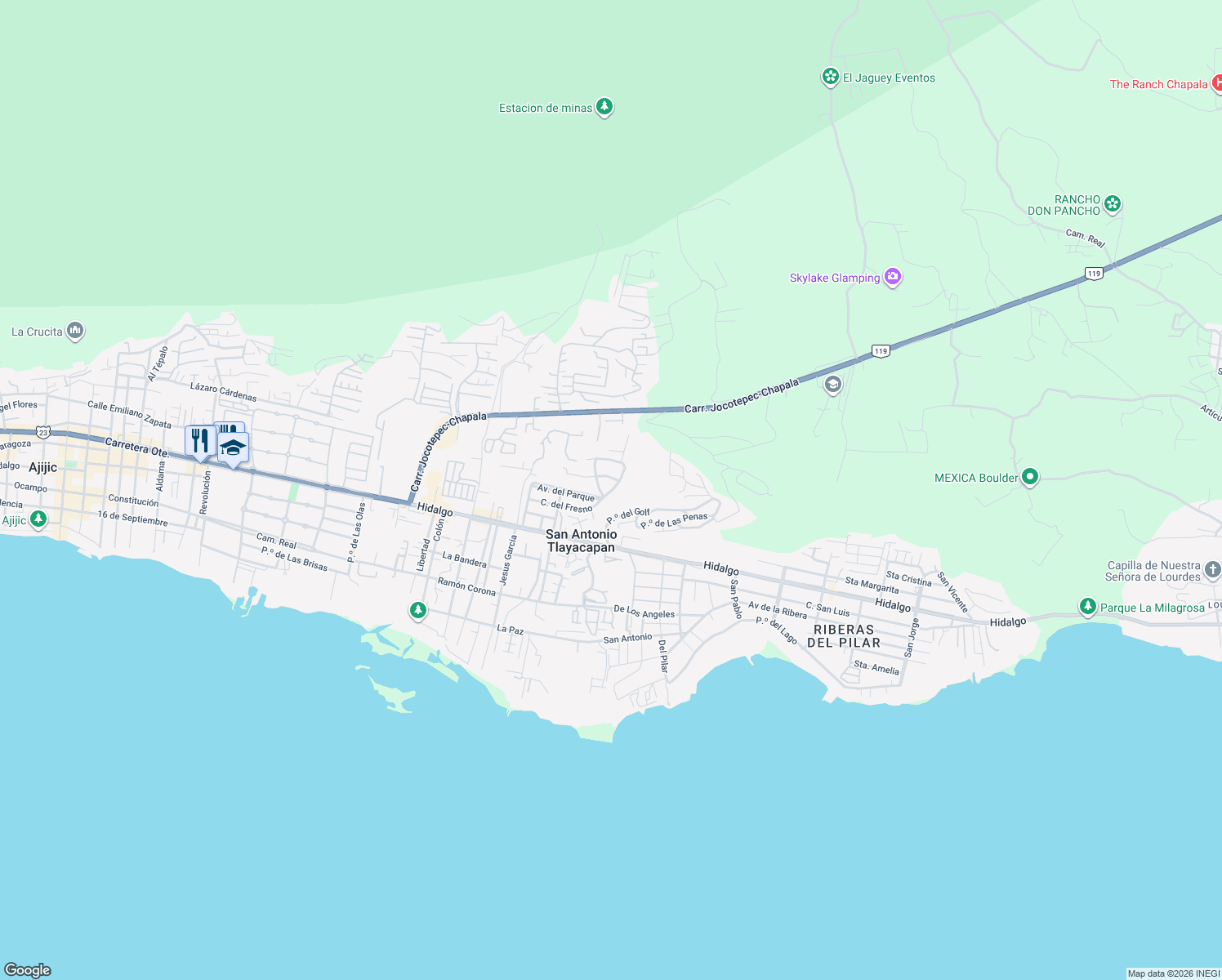 San Antonio Tlayacapan Jal. - Walk Score