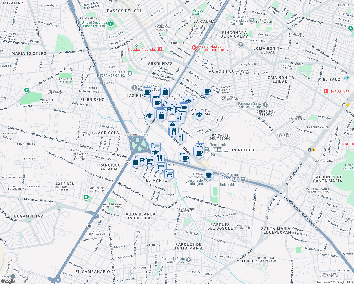 8900 Avenida Camino Al Iteso, Tlaquepaque JAL - Walk Score