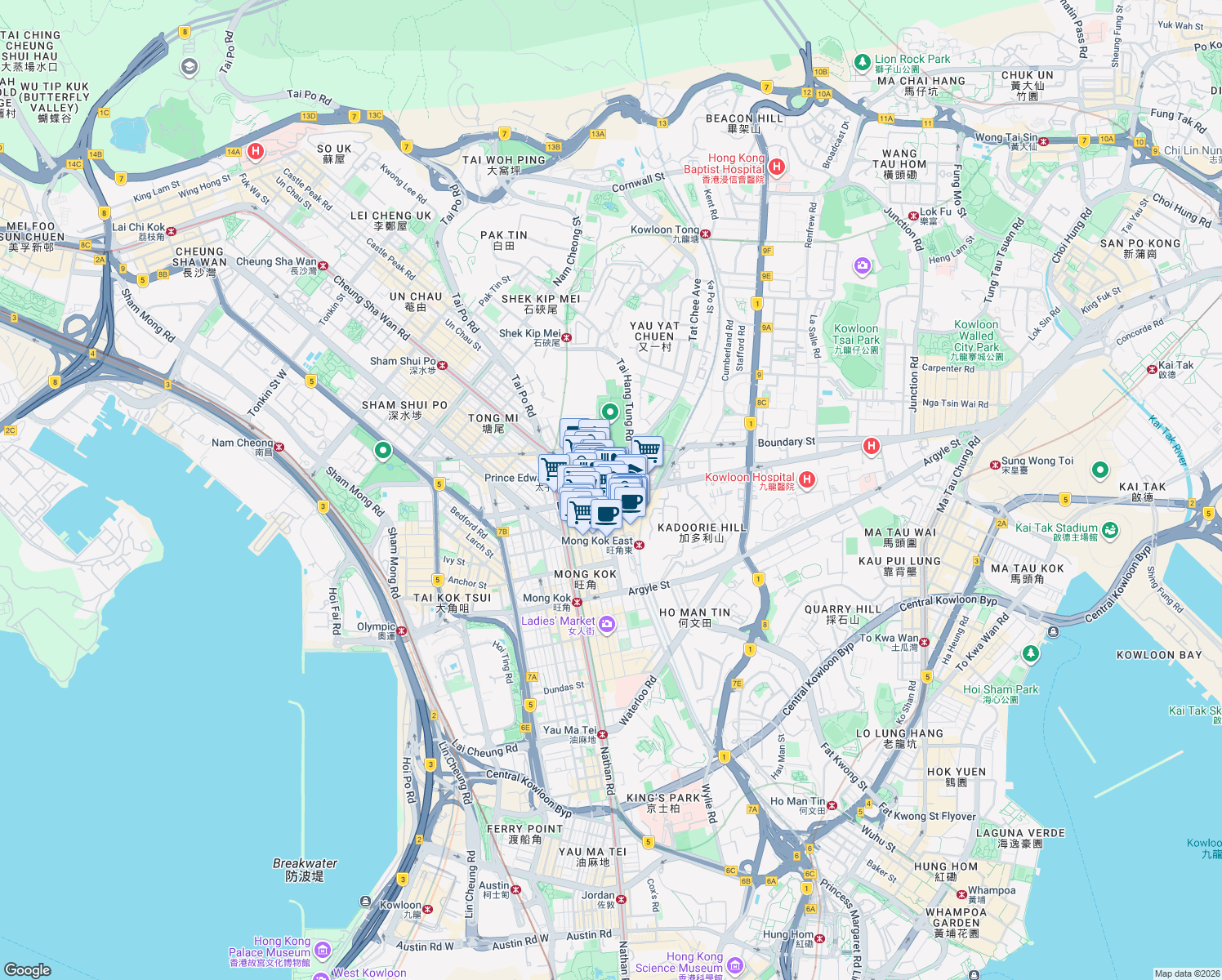 162 Prince Edward Road West, Hong Kong Kowloon - Walk Score