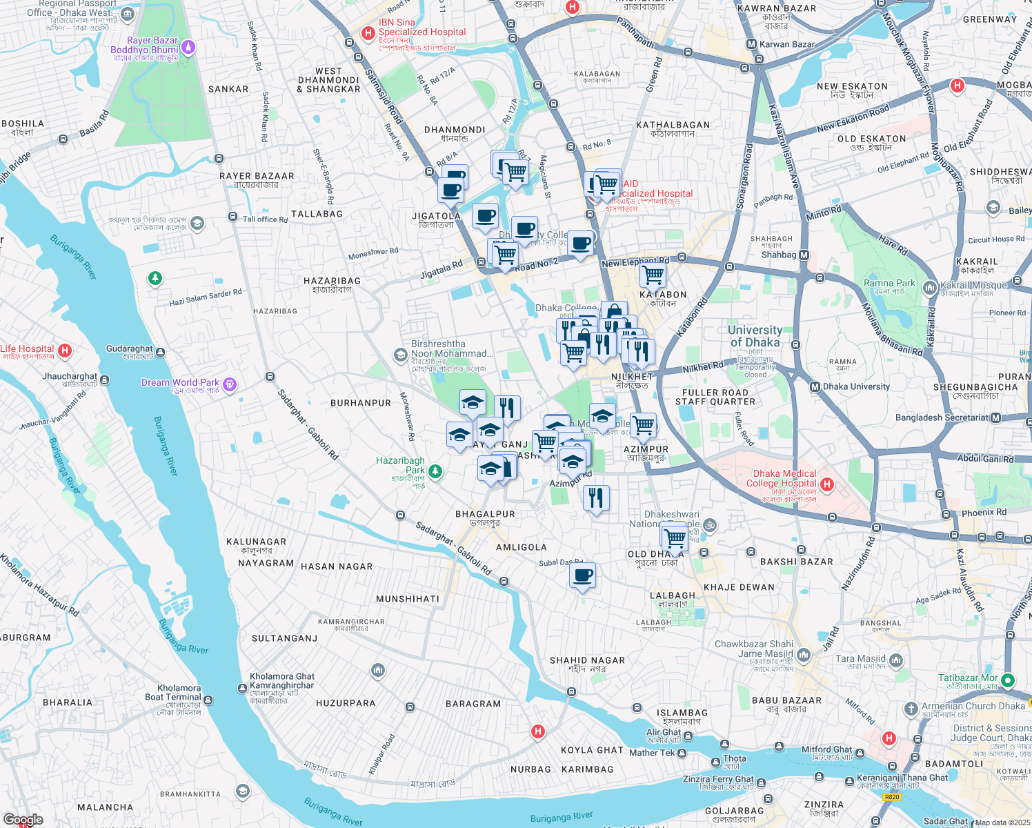 New Market - Pilkhana Road, Dhaka Dhaka Division - Walk Score