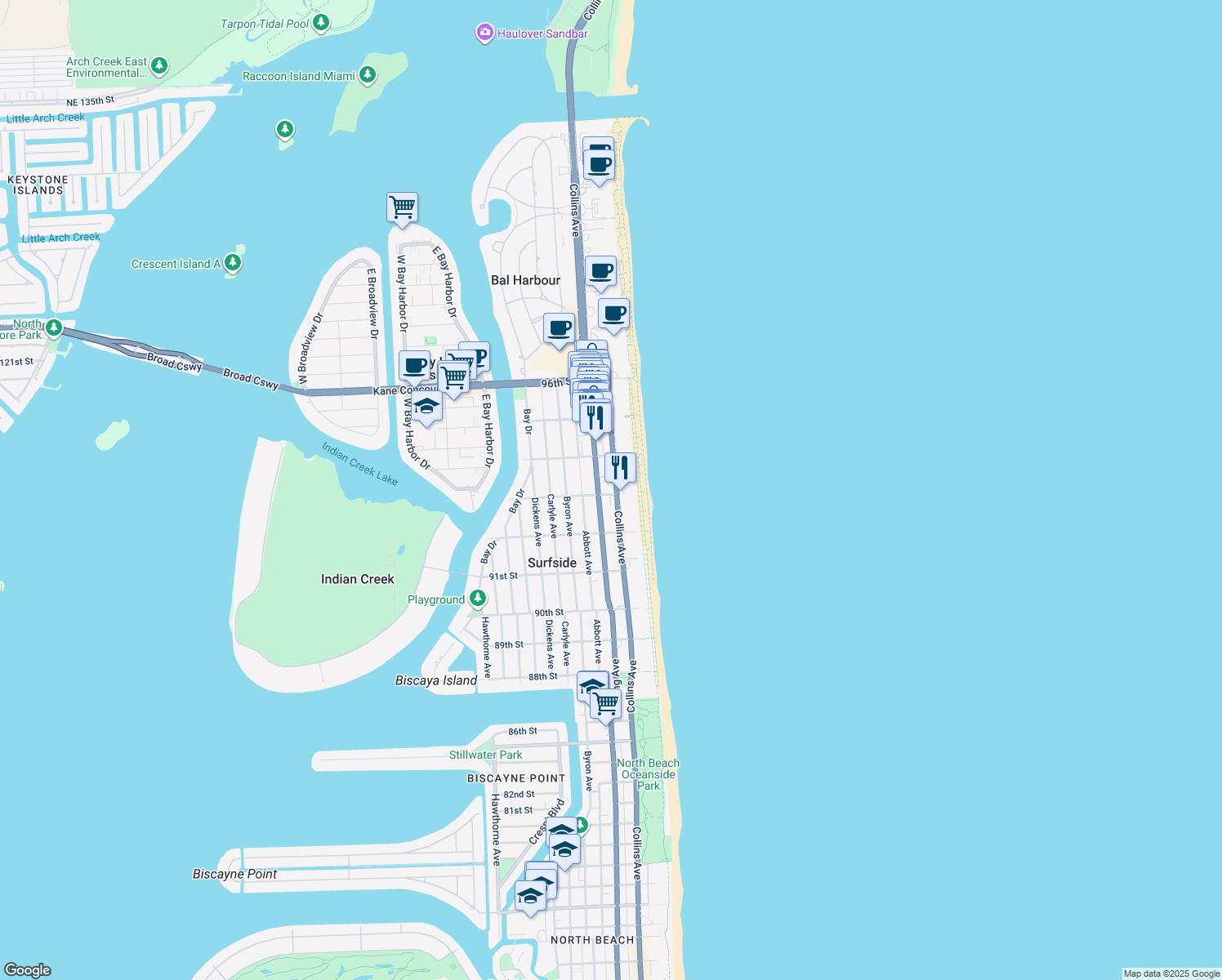 9300 Collins Ave, Surfside FL - Walk Score