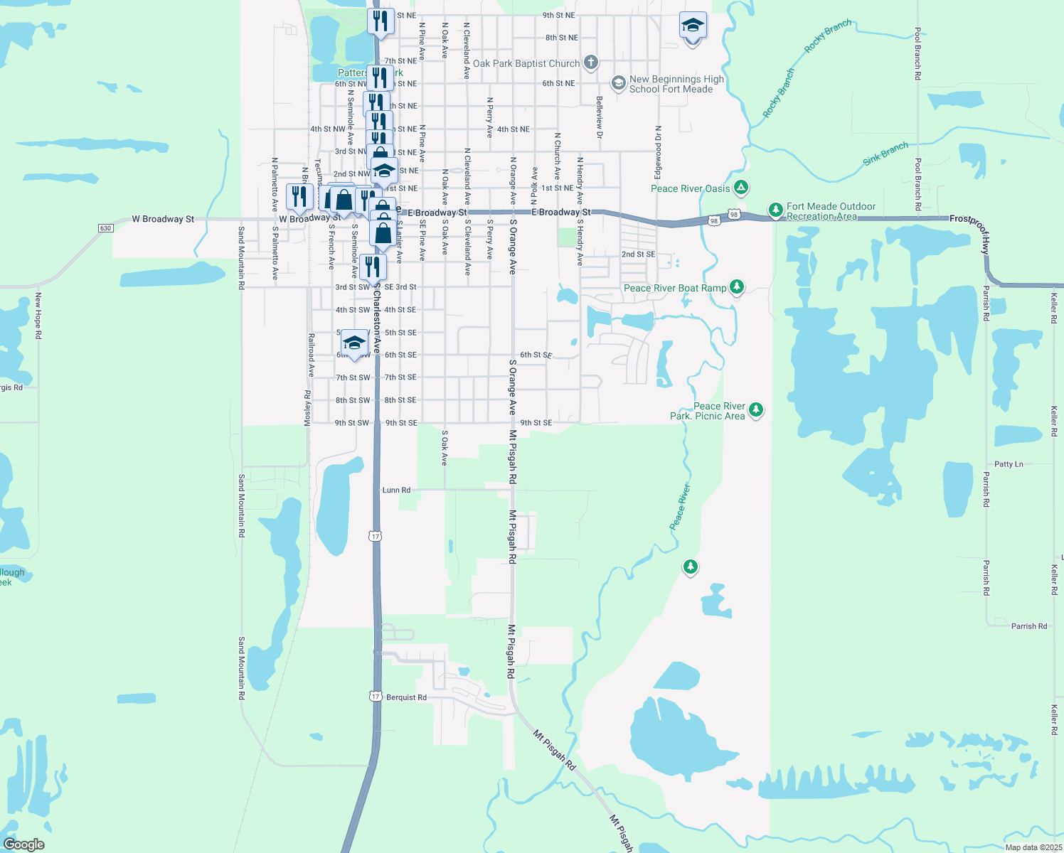 624 9th Street Southeast, Fort Meade FL - Walk Score