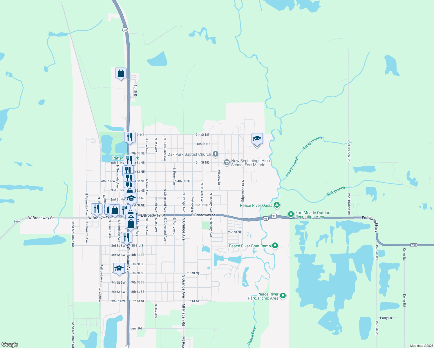 415 Belleview Dr, Fort Meade FL - Walk Score