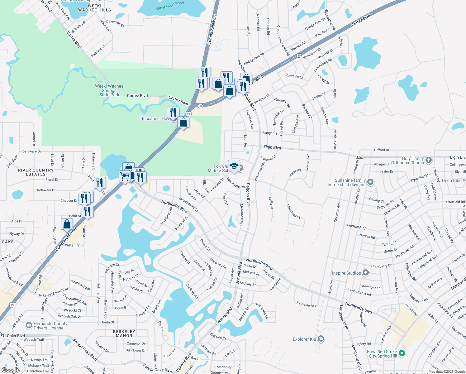 5345 Moongate Road, Spring Hill FL - Walk Score