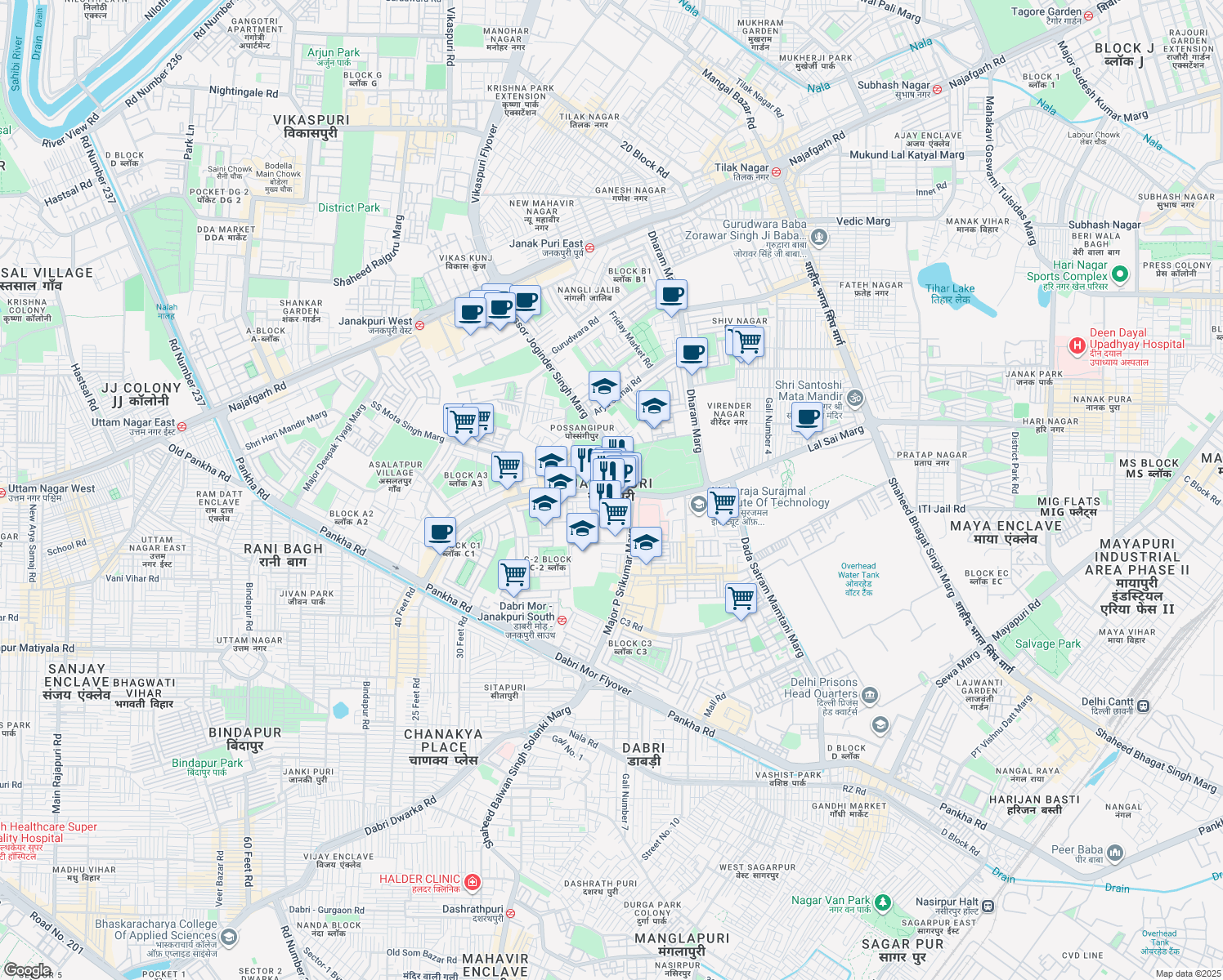 New Delhi DL - Walk Score