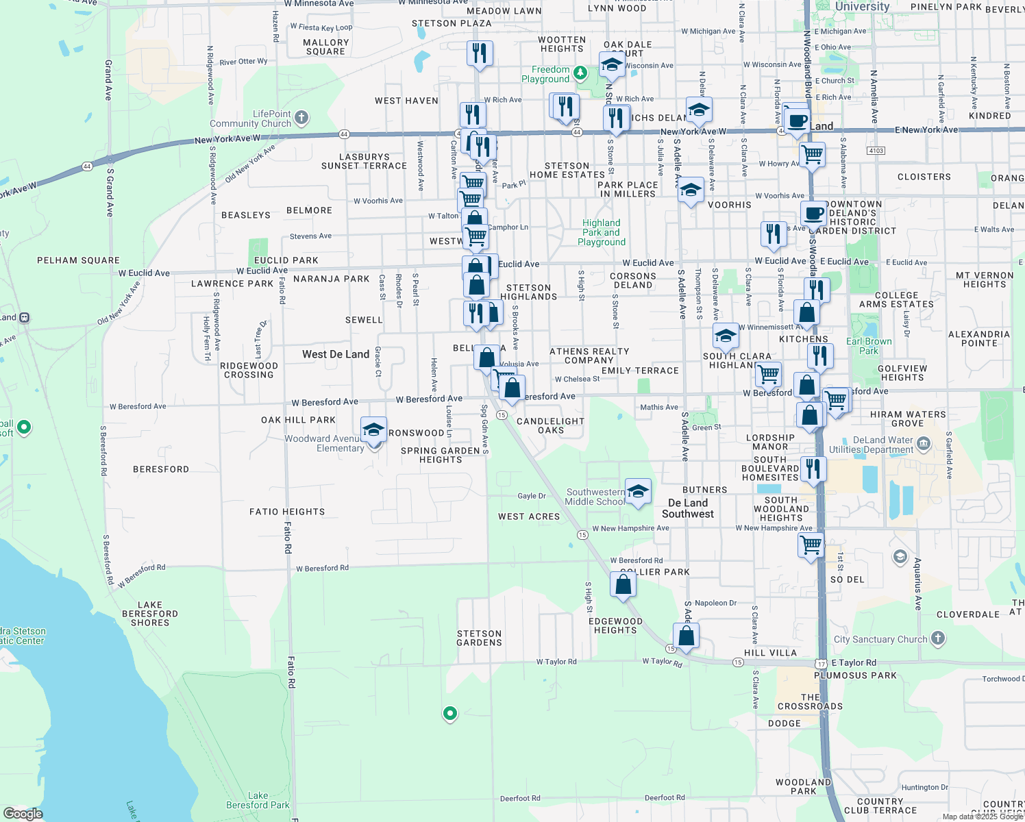 915 S Spring Garden Ave, DeLand FL - Walk Score