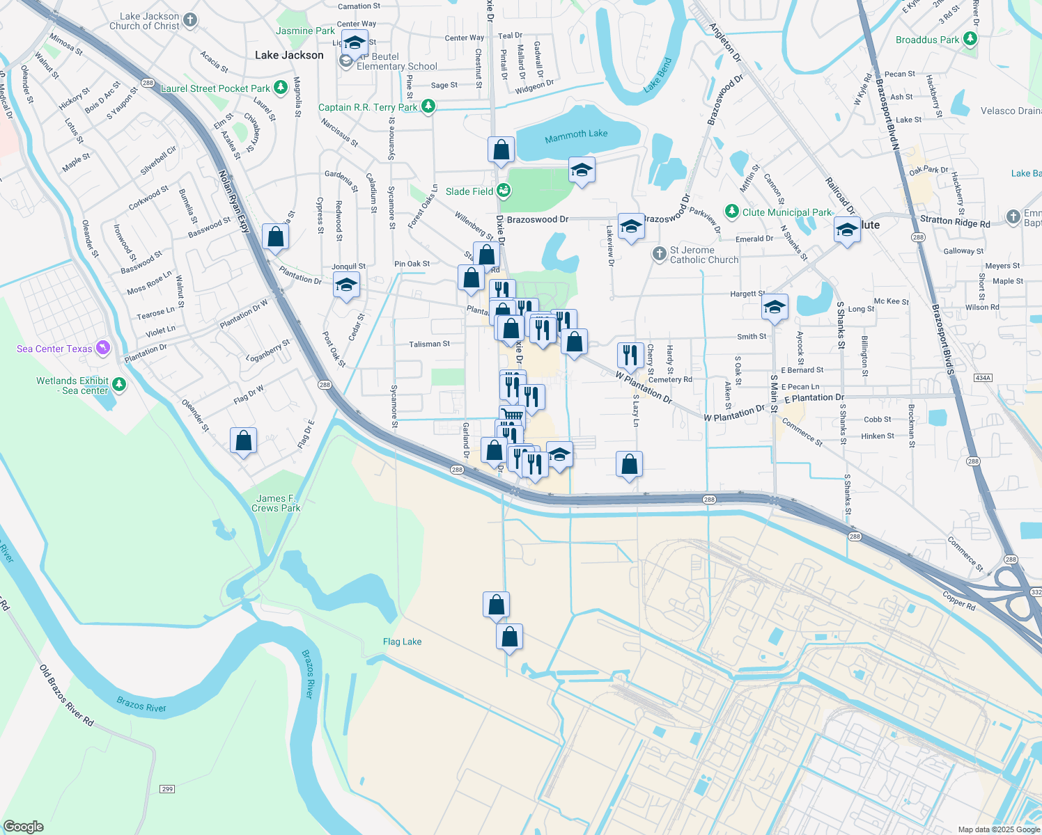Dixie Drive, Clute TX - Walk Score