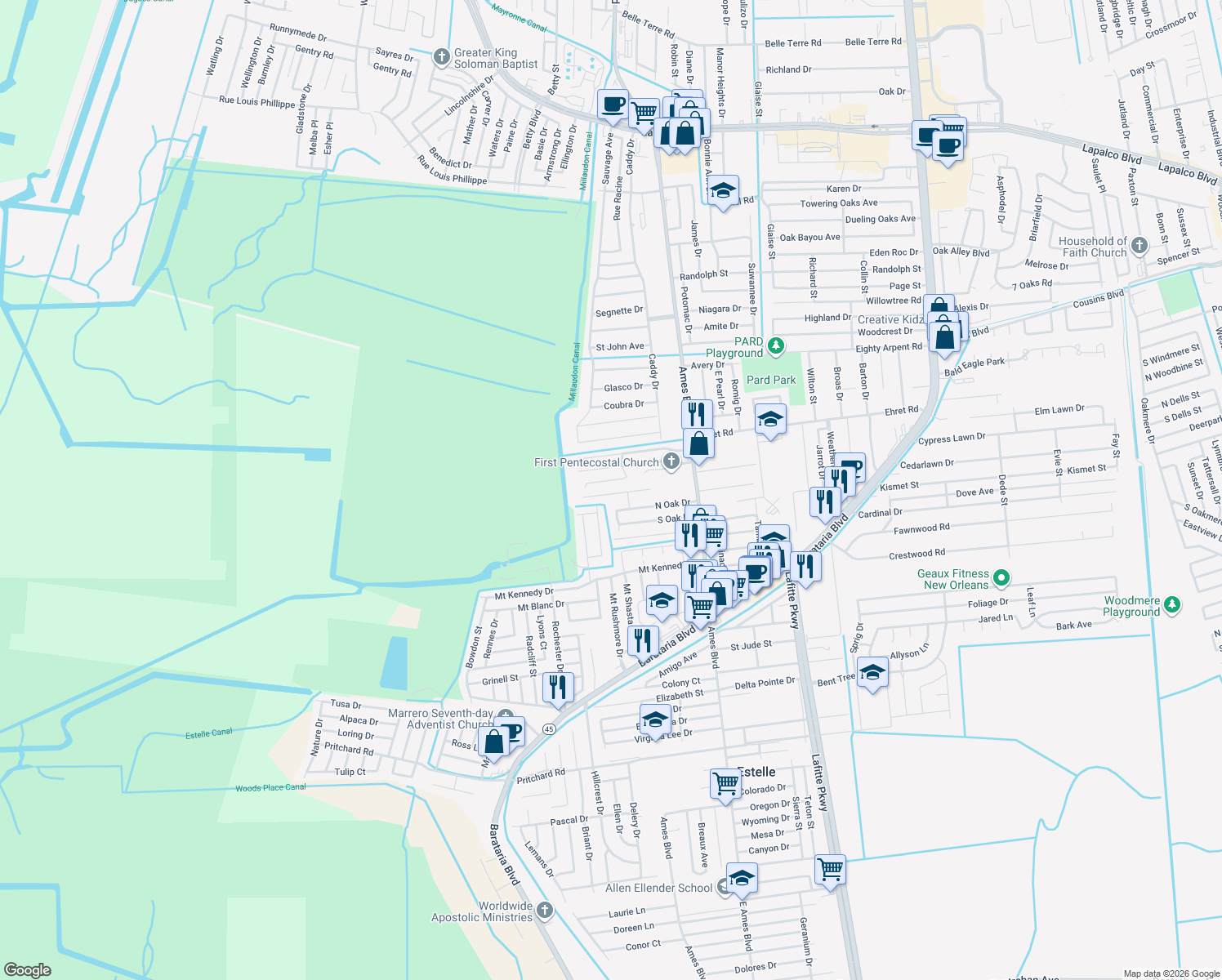 6004 Becker Street, Marrero LA - Walk Score