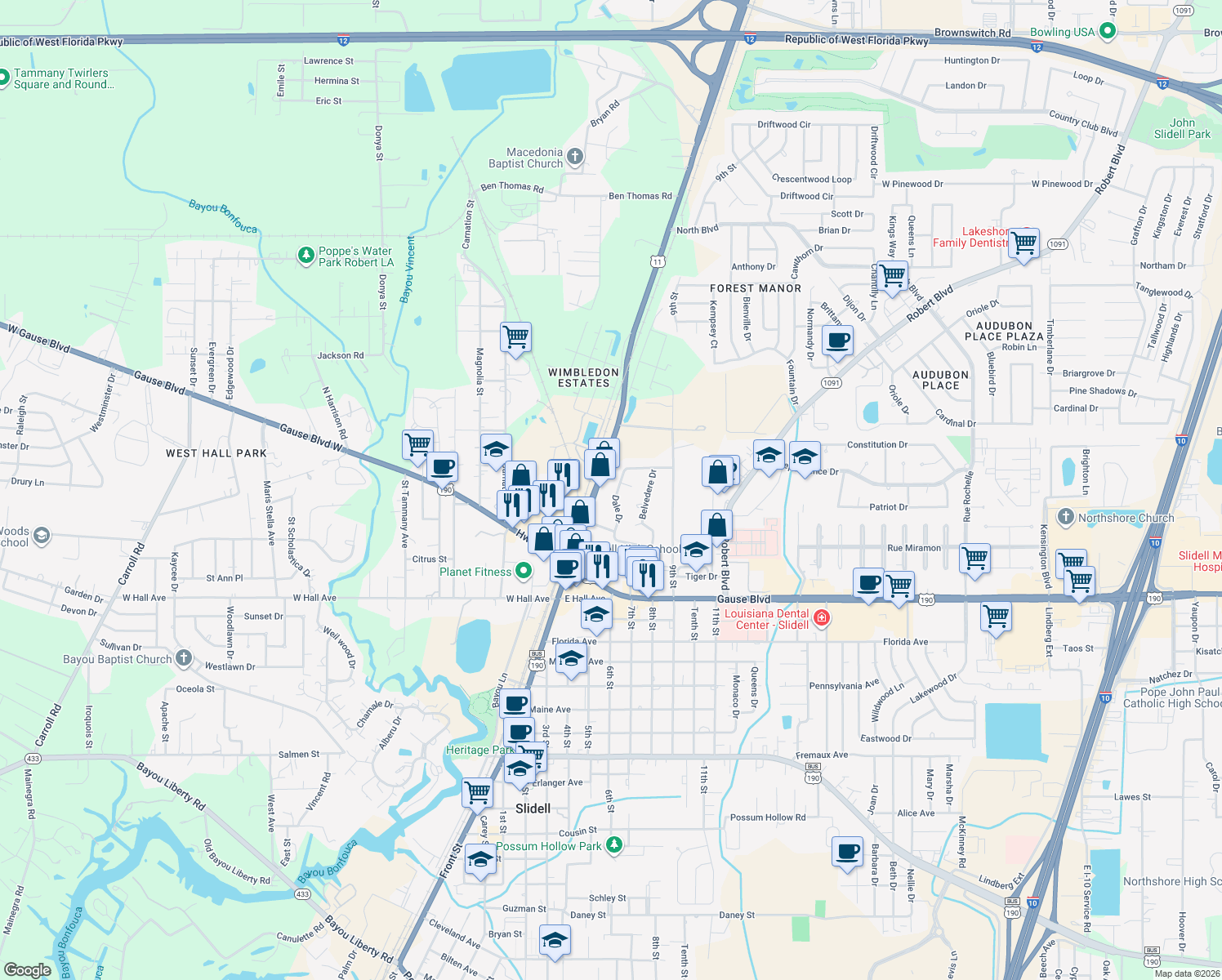 657 Dale Drive, Slidell LA - Walk Score