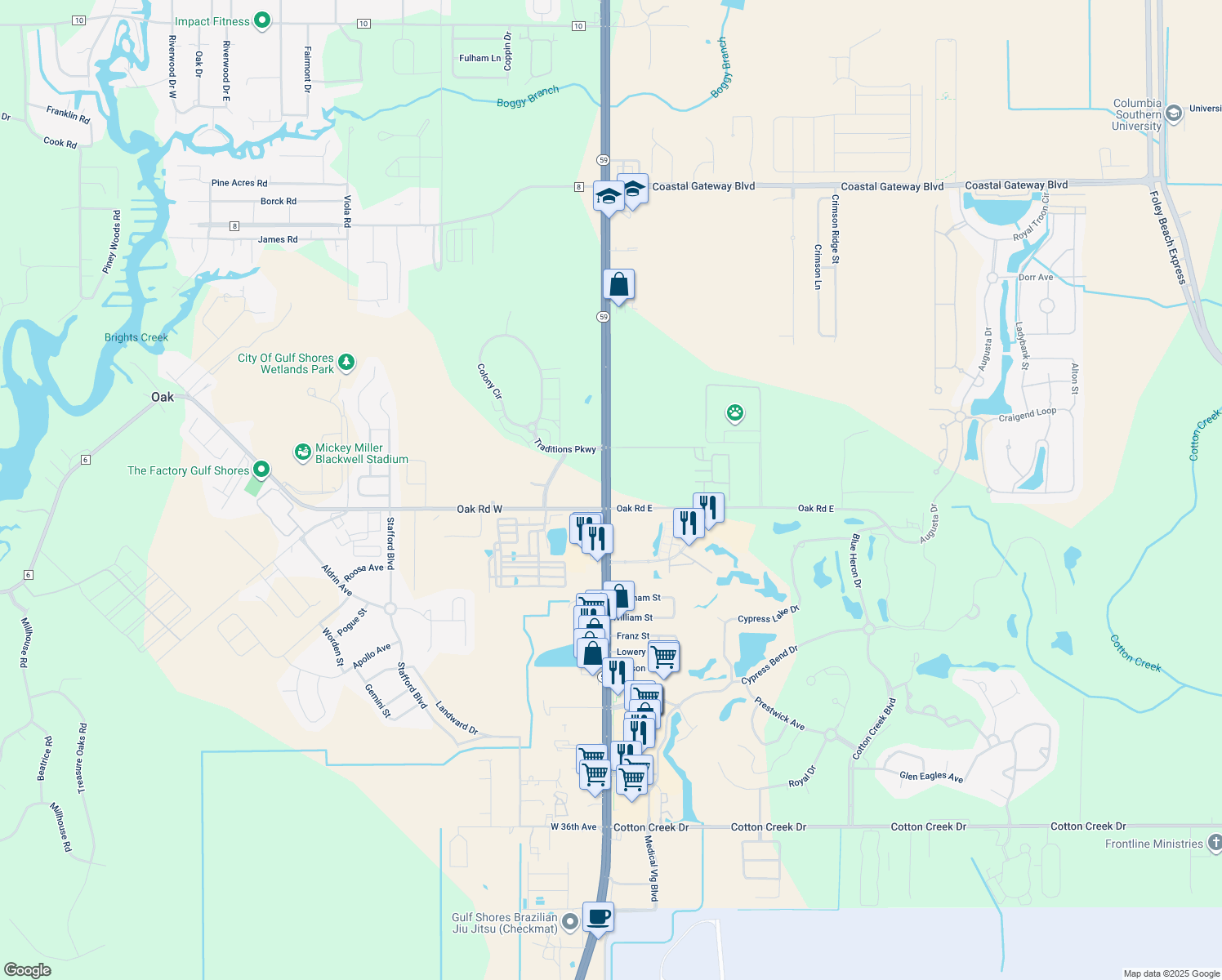 6194 Highway 59, Foley AL - Walk Score