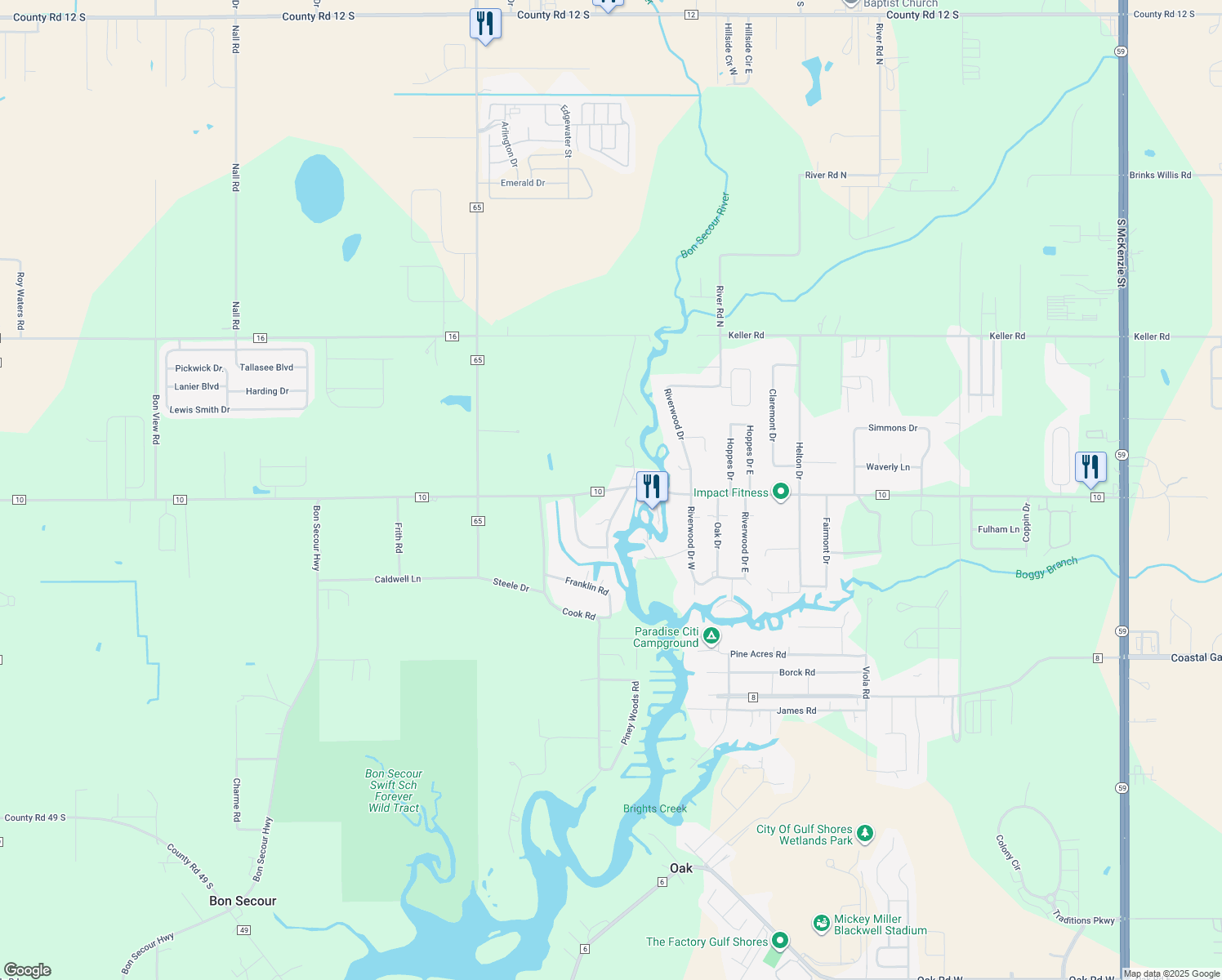 County Road 10, Foley AL - Walk Score