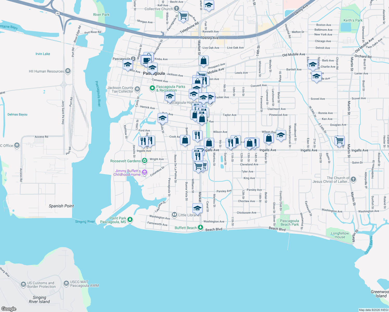 1802 Williams Street, Pascagoula MS - Walk Score