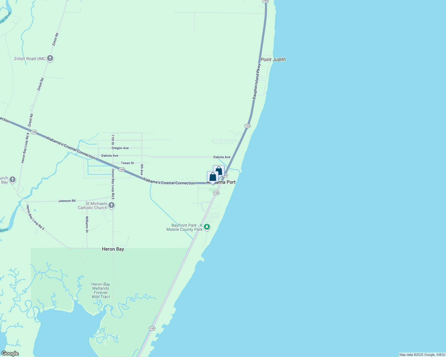 Dauphin Island Parkway, Coden AL - Walk Score