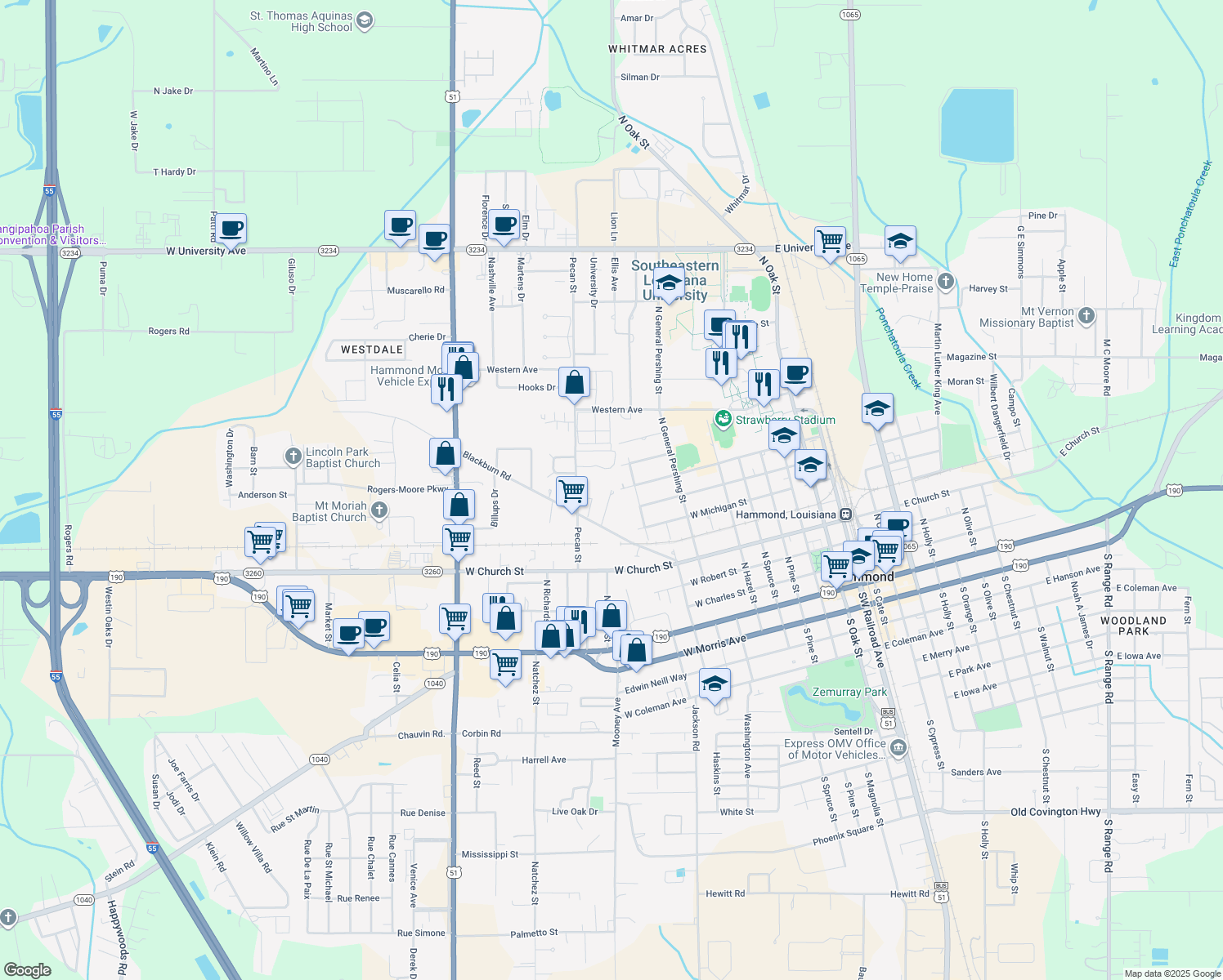 Marley Drive, Hammond LA - Walk Score