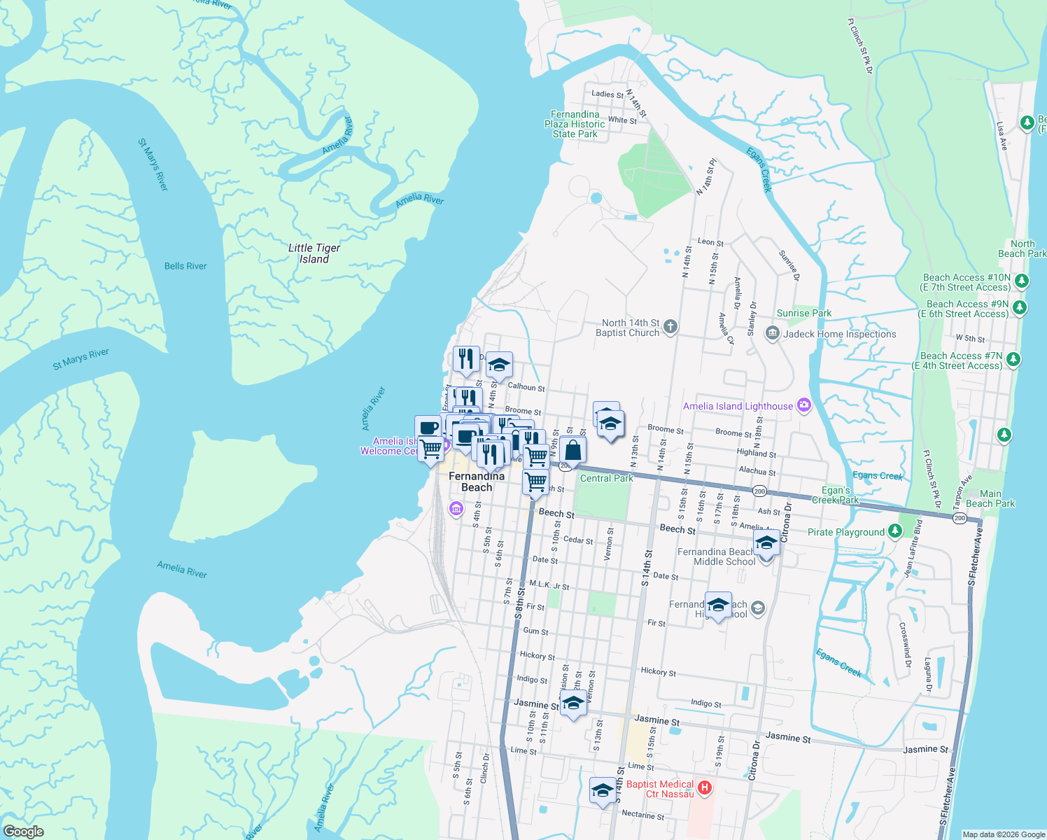 120 North 6th Street, Fernandina Beach FL - Walk Score