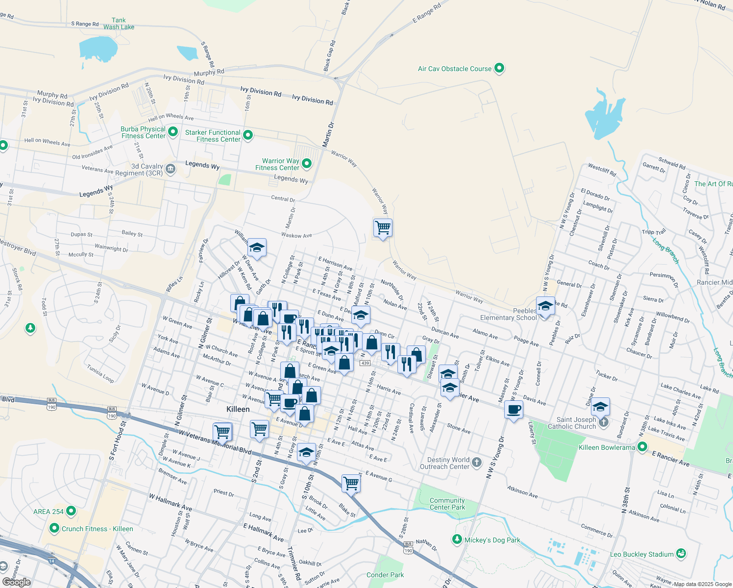 1611 North 10th Street, Killeen TX - Walk Score