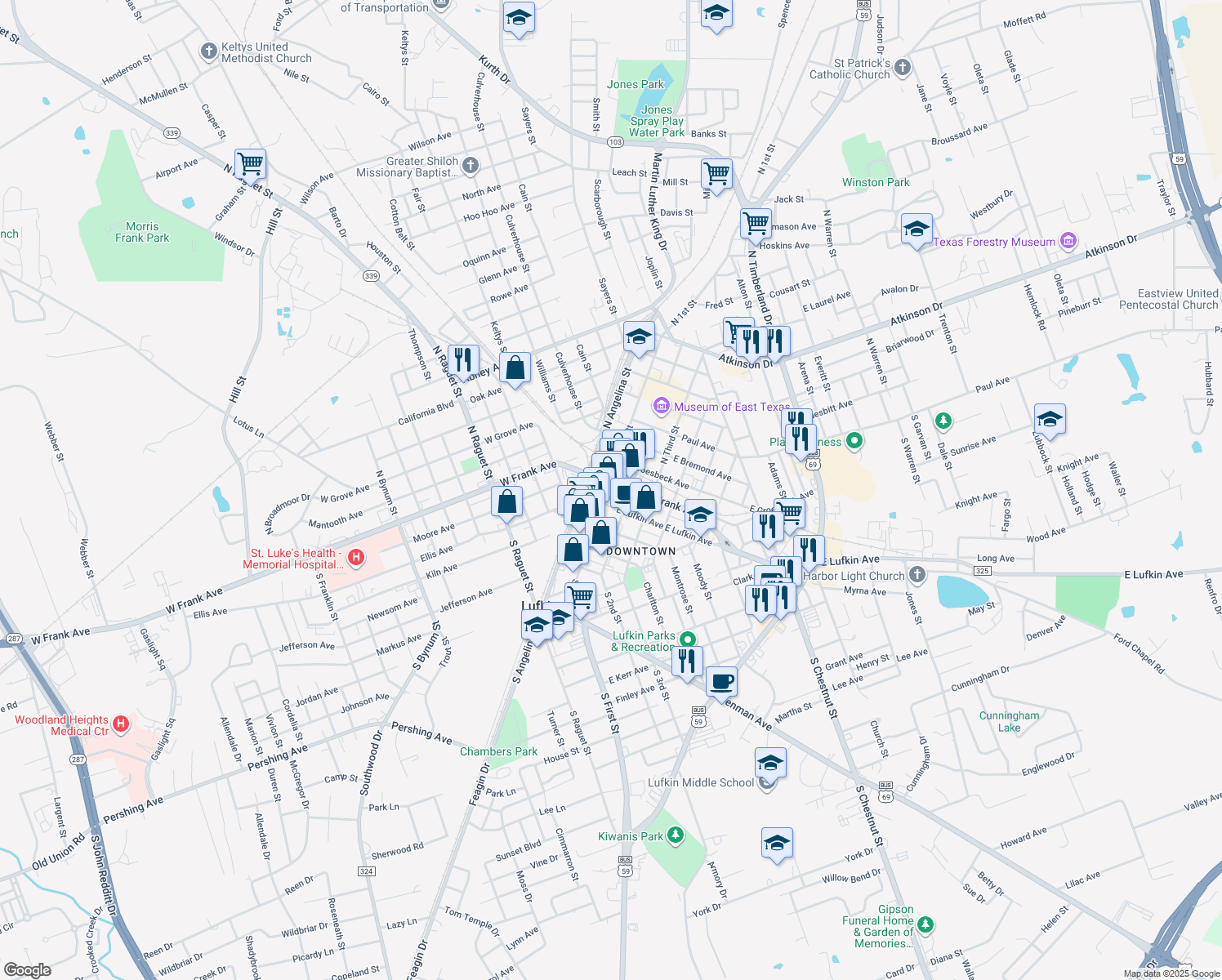 120 North 1st Street, Lufkin TX - Walk Score